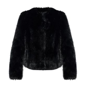 Stand Studio Sadie Faux Fur - - Jackets - Damen - Schwarzk - S