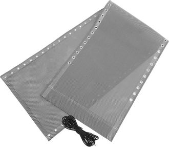 NUOBESTY Ersatzbezug f&uuml;r Liegestuhl und Klappstuhl aus Atmungsaktivem Strapazierf&auml;higem Material mit Elastischen B&auml;ndern Universeller Reparaturstoff f&uuml;r Garten