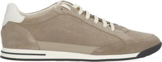 Brunello Cucinelli Homme, Chaussures, Brun, Taille: 43 EU Suede Baskets