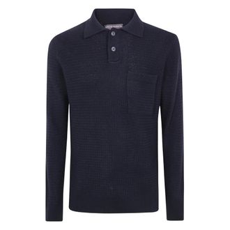 FILIPPO DE LAURENTIIS Pull col polo - Homme - Tops - Bleu - Taille: L