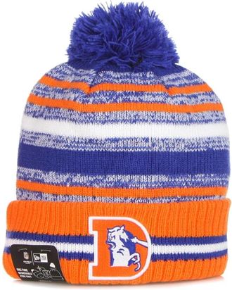 New Era Denver Broncos Pom Pom Beanie Hat - - Accessories - Herren - Mehrfarbig - ONE SIZE