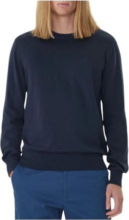 Calvin Klein Homme, Pulls, Bleu, Taille: XL Pull Ras du Cou en Coton Supima