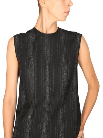 Stella McCartney Lurex Tailored Blouse - Black