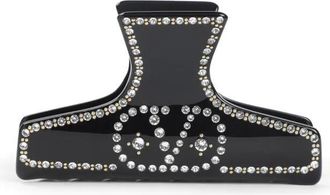 Valentino Garavani Haarschmuck - Rhinestone-Accent Hair Clip With Sturdy Design - Gr. unisize - in Schwarz - für Damen