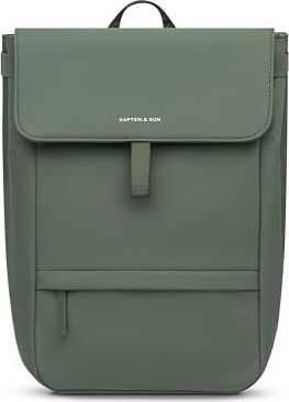 Kapten & Son Fyn Dusty Green Sac à dos 13 l, pour homme et femme, vert, avec compartiment pour ordinateur portable de 14, idéal pour luniversité, la ville, le trav