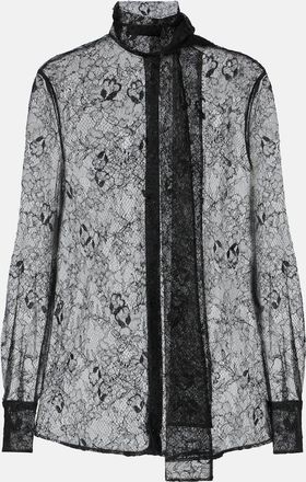 Valentino Bluse aus Spitze