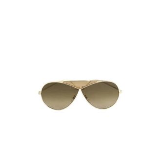 Loewe Pre-owned Metall Sonnenbrille - - Pre-owned - Damen - Gelb - ONE SIZE