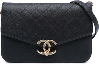 Chanel Hobo Bags - Paris Cuba Medium Caviar Thread Around Flap - Gr. unisize - in Schwarz - für Damen