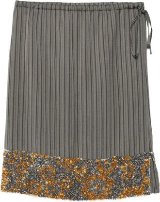 Dries Van Noten Femme, Jupes, Gris, Taille: 36 FR Short Skirts