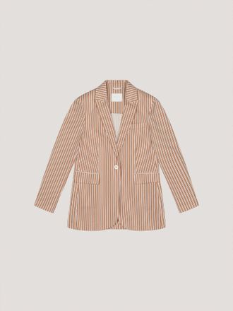 Circolo 1901 Striped blazer 004 Caramello / 40