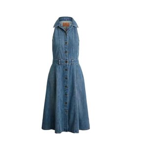 Ralph Lauren Femme, Robes, Bleu, Taille: 38 FR Robe chemise