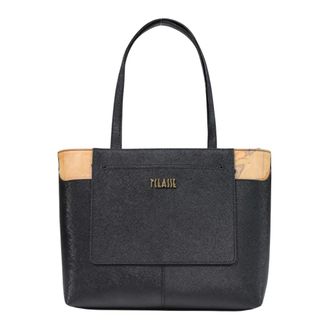 Alviero Martini 1A Classe Cabas Shopping West City - Femme - Sacs - Noir - Taille: ONE Size