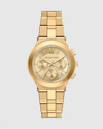 Michael Kors Billie - Chronograph f&uuml;r Damen aus goldfarbenem Edelstahl, MK7603