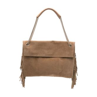 Orciani Femme, Sacs, Brun, Taille: ONE Size Venus Peach Fringe Midi