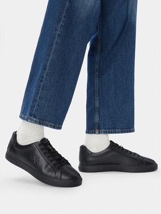 Calvin Klein Sneakers Low Prof Cupsole Lth HM0HM02123 Schwarz