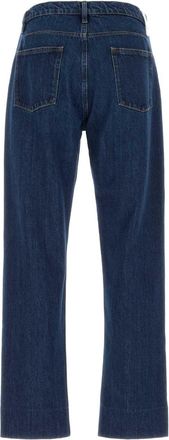 Jil Sander Mens Denim Jeans Mediumdenim Exterior: Cotton