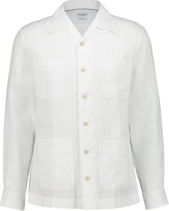Brunello Cucinelli Homme, Chemises, Blanc, Taille: L Brunello Cucinelli Chemises Blanc