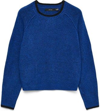 Vero Moda Strickpullover VMAQUARIUS LS O-NECK RAGLAN PULLOVER BF