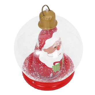 Garneck Aufblasbarer Weihnachtsball mit Stabiler Basis Leuchtender Großer Outdoor Weihnachtsbauble für Festliche Gartendekoration Wetterfestes Aufblasbares Ch