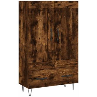 vidaXL Highboard Räuchereiche 69,5x31x115 cm Holzwerkstoff Vidaxl