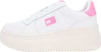 Tommy Jeans Damen Tjw Basket Flatform En0en02981 Niedriges Oberteil, PINK (Ecru/Synthetic Blush), 38 EU
