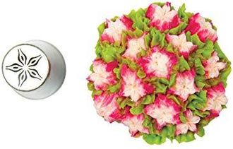 Silikomart Silikomart | Flower Tube 50, Mundstück aus Edelstahl für Sac a Poche, Loch für Blumendekorationen, Größe Ø 25 mm