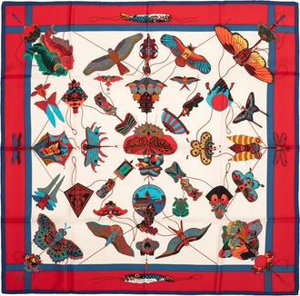 Herm&egrave;s T&uuml;cher & Schals - Scarf - Gr. unisize - in Rot - f&uuml;r Damen