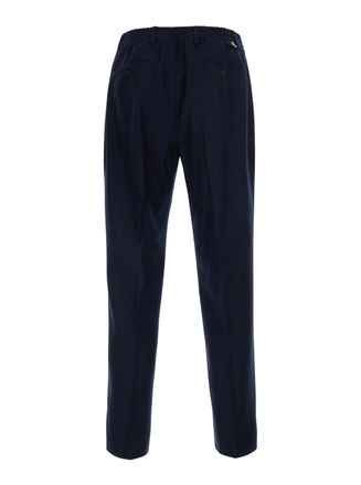 low brand Mens Pants Oversease Blue Tech Fabric Trousers