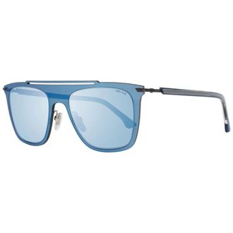Police Homme, Accessoires, Bleu, Taille: ONE Size Rectangle Lunettes de soleil