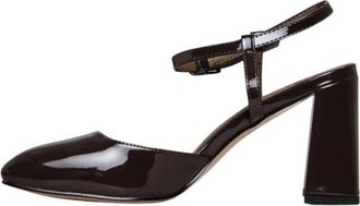 Cesare Gaspari Femme, Chaussures, Brun, Taille: 38 EU Escarpins &agrave; talons carr&eacute;s en cuir verni