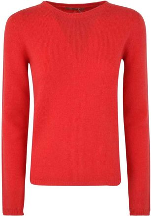Nuur Rundhalspullover - Rot