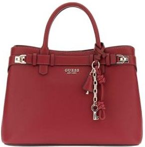 Guess sac à main sac à épaule bandoulière Gregoria Large Girlfriend Satchel Red rouge foncé