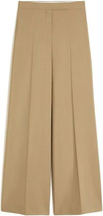 Max Mara Femme, Pantalons, Brun, Taille: 38 FR Bronte Wide Pantalons