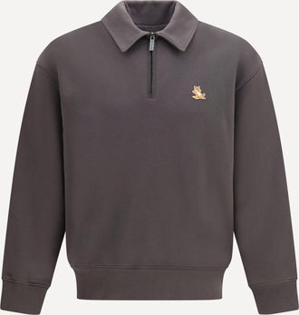 Maison Kitsun&eacute; Chillax Fox polo Sweatshirt Male XL