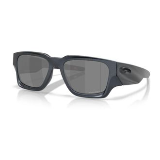 Oakley Blau Stahl Sonnenbrille mit Prizm Black Iridium - - Accessories - Herren - Blau - 58 MM