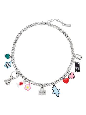 Marc Jacobs collier Sticker Charm - Argent