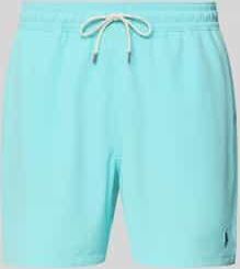 Ralph Lauren Badehose mit Mesh-Einsatz