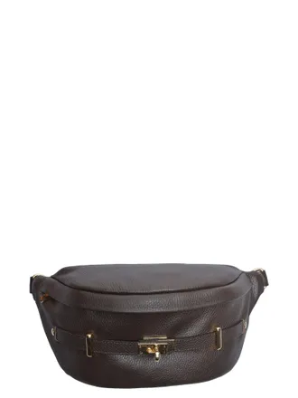 Anna Luchini Kastanienbraun Rindsledertasche
