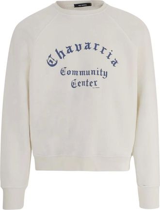Willy Chavarria SweaT-shirts - Homme - Sweatshirts et sweats &agrave; capuche - Blanc - Taille: M