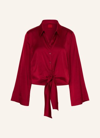 HUGO BOSS Hugo Satinbluse Errika rot