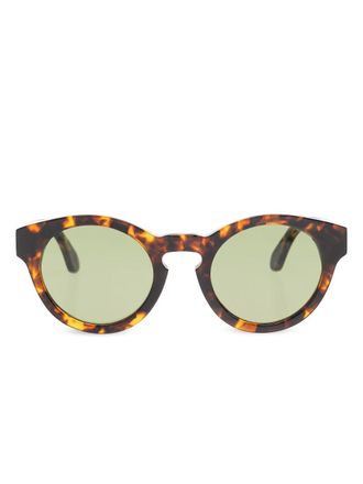 Golden Goose lunettes de soleil &agrave; monture ronde - Marron