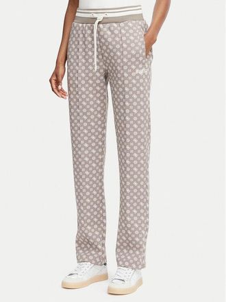 Guess Jogginghose V5YB20 KB212 Hellbraun Regular Fit