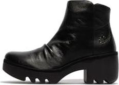 FLY London Femme TULP592FLY Uniform Dress Shoe, Noir, 35 EU