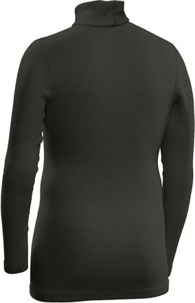 Hermko Longsleeve langarm Rolli, Merinowolle Herren langarm Shirt mit Rollkragen aus Merinowolle/Tencel