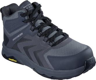 Skechers Homme Speed-Flex Trekker Nordown Botte de Protection Incendie et de s&eacute;curit&eacute;, Charcoal Textile/Synthetic, 47.5 EU