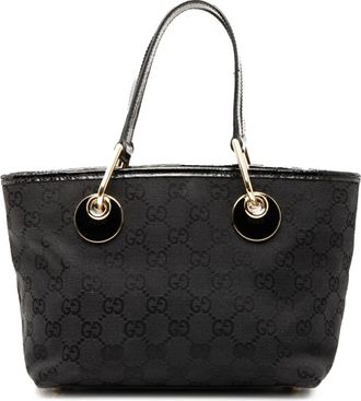Gucci 2000-2015 Eclipse Handtasche aus GG Canvas - Schwarz