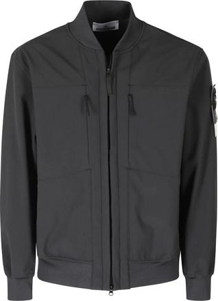Stone Island Q100006 Bomber Jacket - Homme - Vestes - Noir - Taille: L