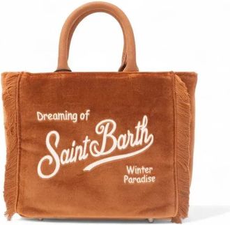MC2 Saint Barth Shopper & Totes - Vanity Mini Velvet Bag - Gr. unisize - in Braun - f&uuml;r Damen