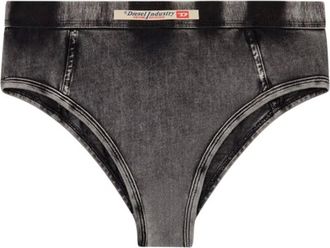 Diesel Femme, Sous-v&ecirc;tements, Noir, Taille: 38 FR Slip Gris Clair &agrave; Taille &Eacute;lastique