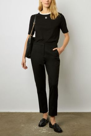 Gerard Darel T-shirt col rond &agrave; logo - MARLYNE - Noir